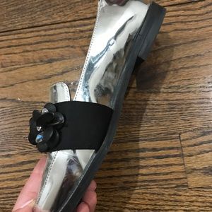 ASOS | Shoes | Asos Design Silver Slip On Shoes | Poshmark